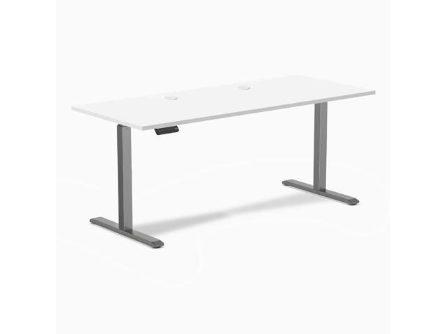 Click here for Desky Single Sit Stand Desk - White / 70.9 x 29.5... prices