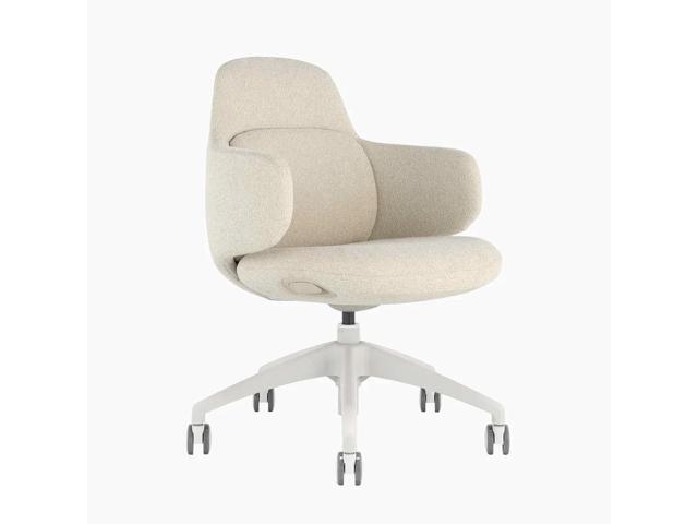 Click here for Desky Arco Office Chair - Cream prices
