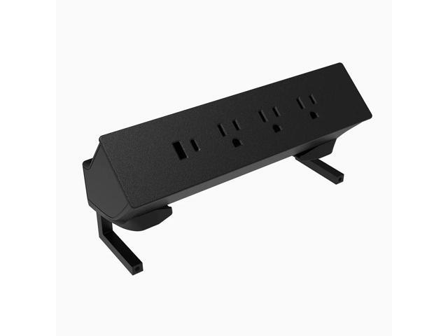 Click here for Desky On Desk Power Rail - Black / Connecting Junc... prices