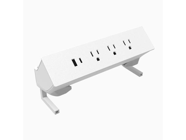 Click here for Desky On Desk Power Rail - White / Connecting Junc... prices
