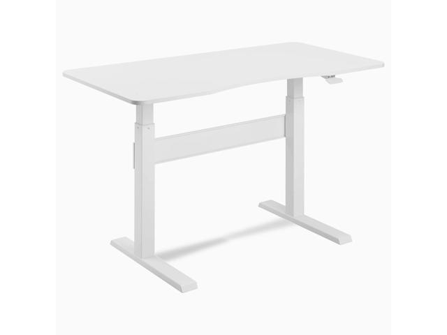 Click here for Desky Air Lift Zero Sit Stand Desk - White / 47.2... prices