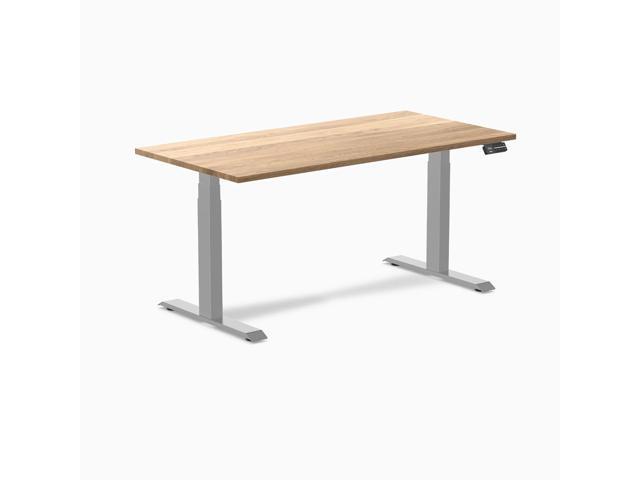 Click here for Desky Dual Hardwood Sit Stand Desk - White Oak / 6... prices