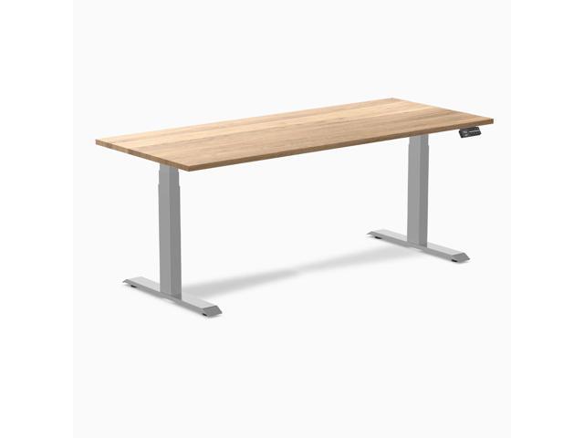 Click here for Desky Dual Hardwood Sit Stand Desk - White Oak / 7... prices