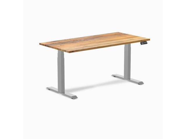 Click here for Desky Dual Hardwood Sit Stand Desk - Teak / 60 x 3... prices