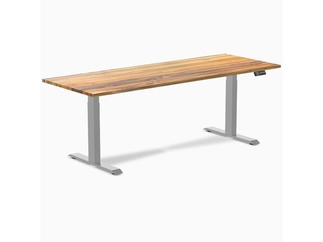 Click here for Desky Dual Hardwood Sit Stand Desk - Teak / 80 x 3... prices