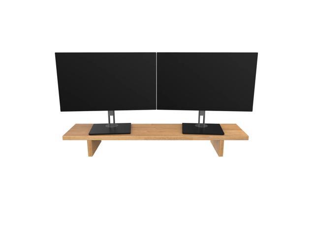 Click here for Desky Monitor Stand - Light Oak Rubberwood prices