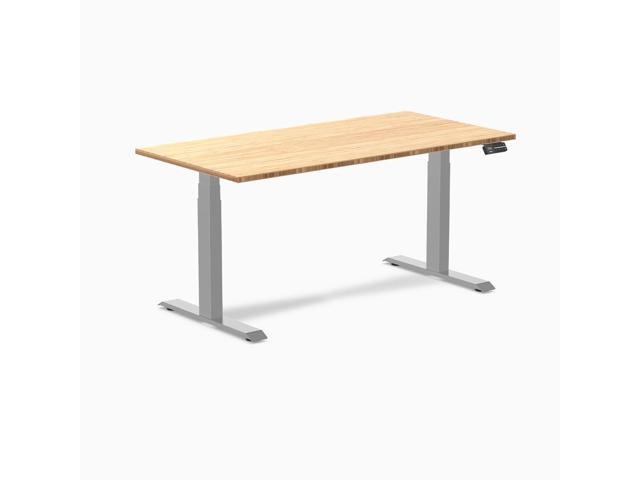 Click here for Desky Dual Bamboo Sit Stand Desk - Bamboo / 60 x 3... prices