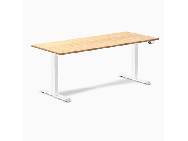 Click here for Desky Dual Bamboo Sit Stand Desk - Bamboo / 72 x 3... prices