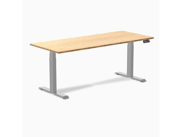 Click here for Desky Dual Bamboo Sit Stand Desk - Bamboo / 72 x 3... prices