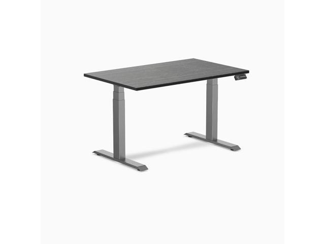 Click here for Desky Dual Bamboo Sit Stand Desk - Dark Bamboo / 4... prices