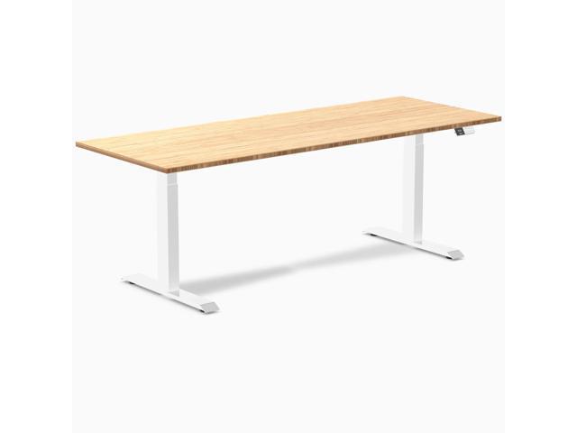 Click here for Desky Dual Bamboo Sit Stand Desk - Bamboo / 80 x 3... prices