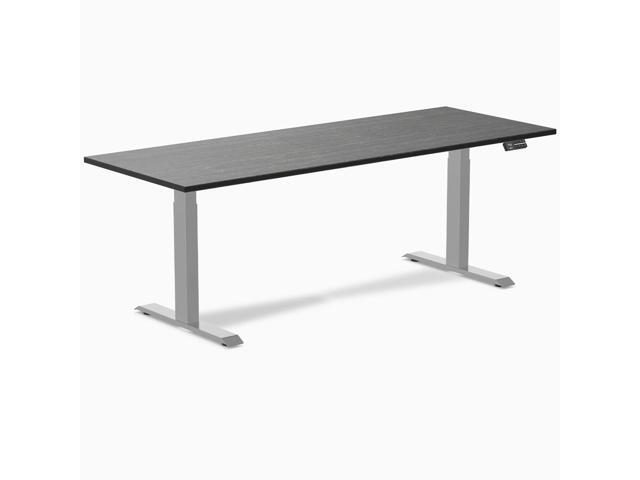 Click here for Desky Dual Bamboo Sit Stand Desk - Dark Bamboo / 8... prices