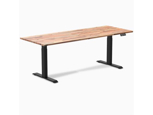 Click here for Desky Dual Softwood Sit Stand Desk - Acacia / 72 x... prices
