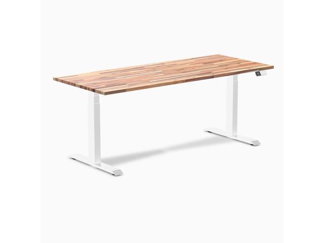 Click here for Desky Dual Softwood Sit Stand Desk - Acacia / 72 x... prices