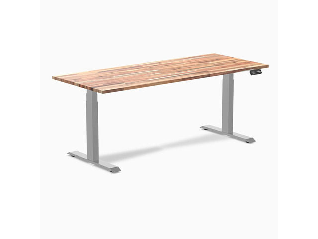 Click here for Desky Dual Softwood Sit Stand Desk - Acacia / 72 x... prices