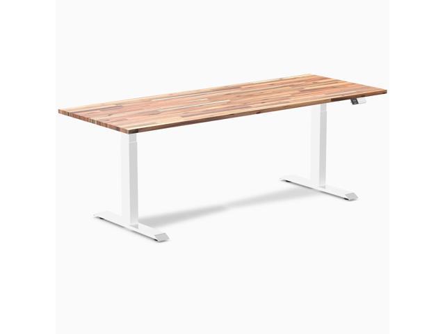 Click here for Desky Dual Softwood Sit Stand Desk - Acacia / 80 x... prices