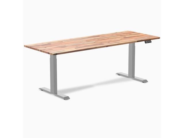 Click here for Desky Dual Softwood Sit Stand Desk - Acacia / 80 x... prices