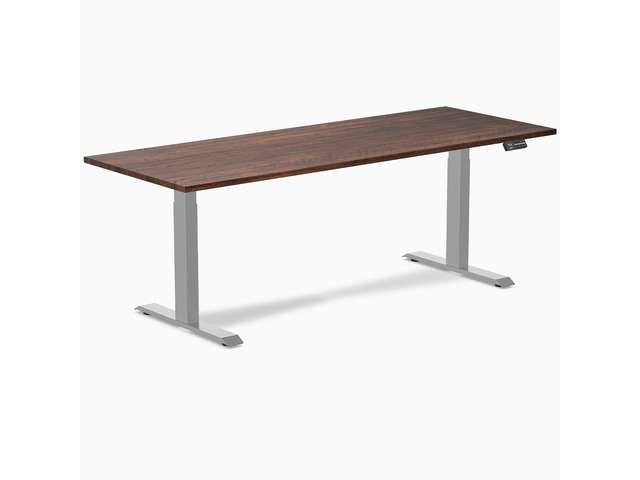 Click here for Desky Dual Softwood Sit Stand Desk - American Rust... prices