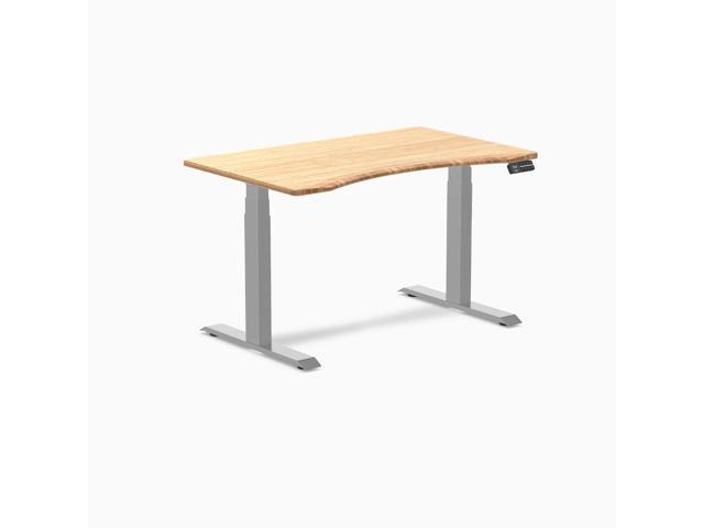 Click here for Desky Dual Ergo Edge Sit Stand Desk - Bamboo / 47.... prices