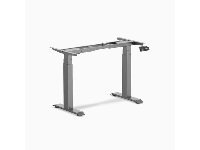 Click here for Desky Dual Mini Standing Desk Frame - Space Grey prices