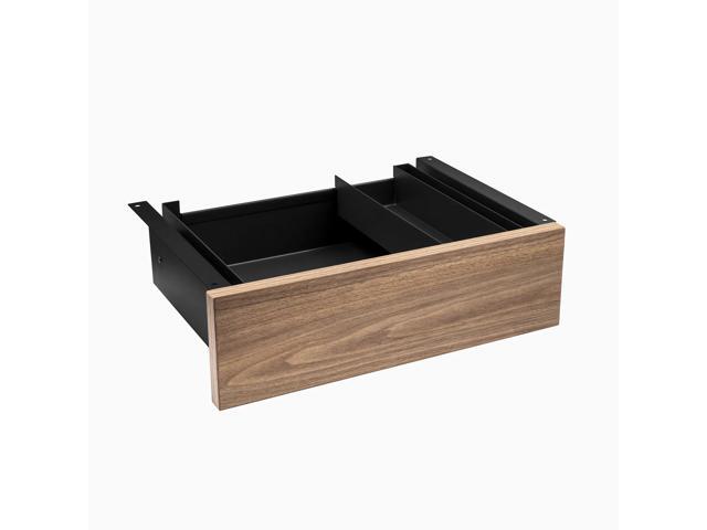 Click here for Desky Minimal Under Desk Drawer - Natural Walnut L... prices