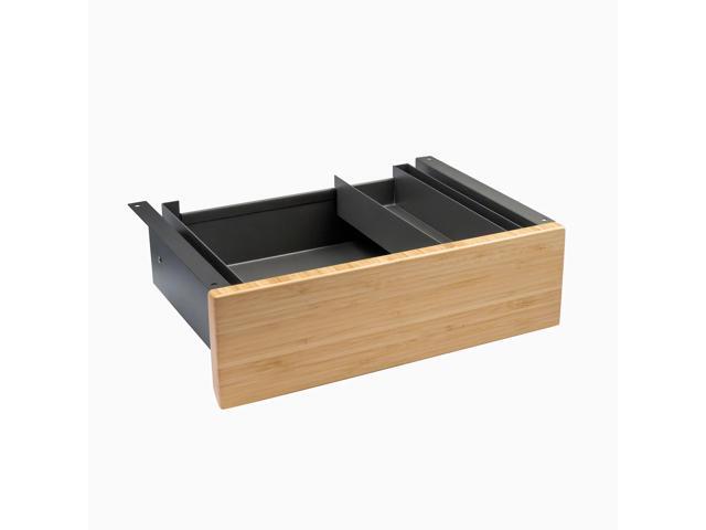 Click here for Desky Minimal Under Desk Drawer - Bamboo / Space G... prices