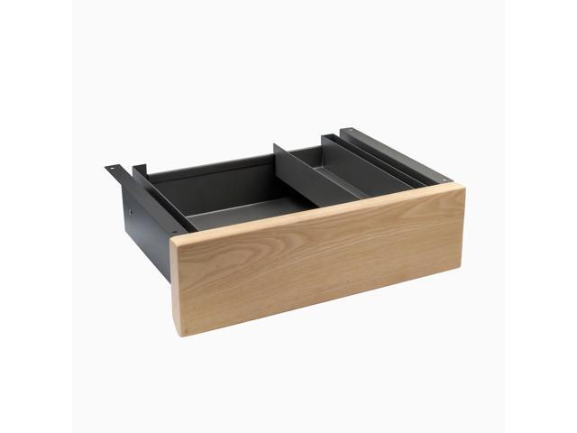 Click here for Desky Minimal Under Desk Drawer - White Ash Hardwo... prices