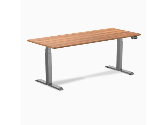 Click here for Desky Dual Laminate Sit Stand Desk - Prime Oak / 7... prices