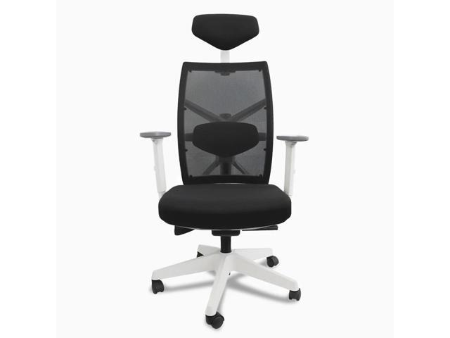 Click here for Desky Elite Ergonomic Chair - White / Headrest prices