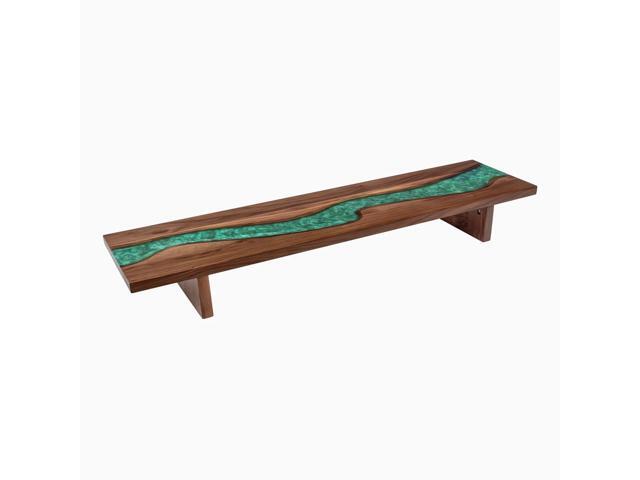 Click here for Desky Minimal Monitor Stand - Walnut Emerald River prices