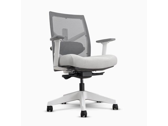 Click here for Desky Elite Ergonomic Chair - White / No Headrest prices