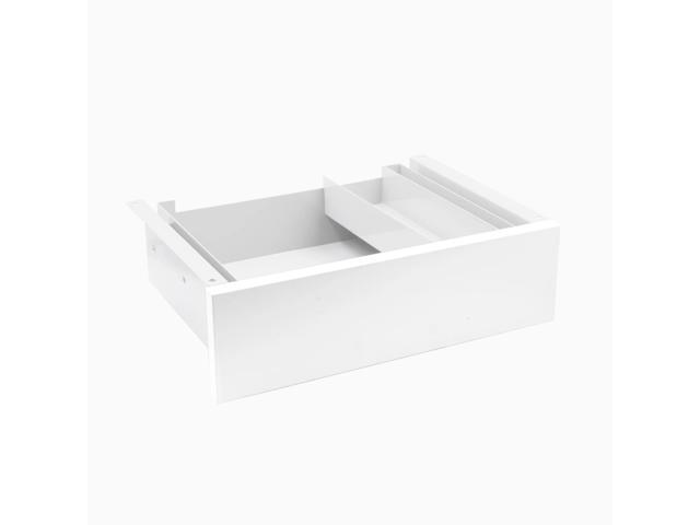 Click here for Desky Minimal Under Desk Drawer - White Laminate /... prices