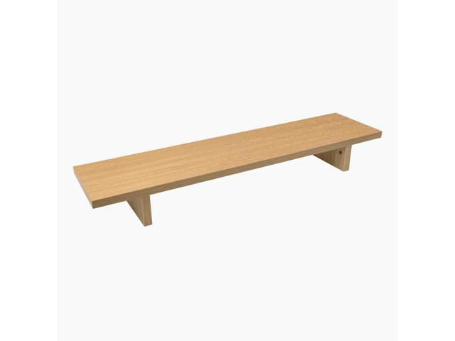 Click here for Desky Minimal Monitor Stand - Select Beech Laminat... prices