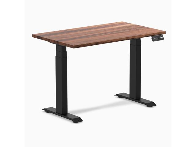 Click here for Desky Dual Mini Hardwood Sit Stand Desk - Walnut /... prices