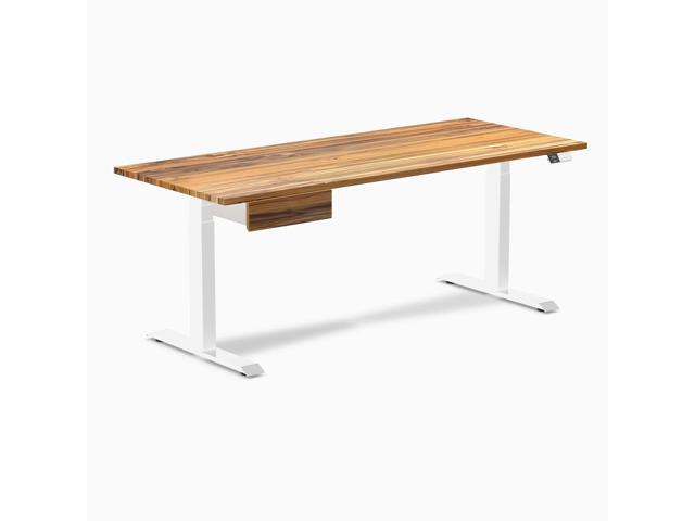 Click here for Desky Dual Hardwood Standing Desk With Drawer - Te... prices