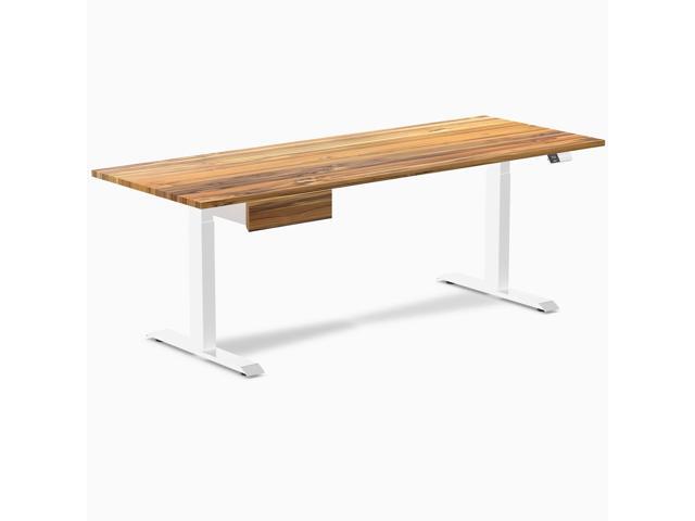 Click here for Desky Dual Hardwood Standing Desk With Drawer - Te... prices