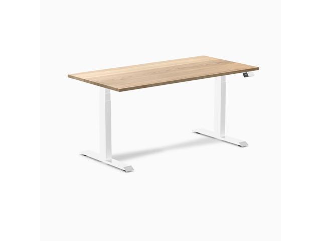 Click here for Desky Dual Hardwood Sit Stand Desk - White Ash / 6... prices