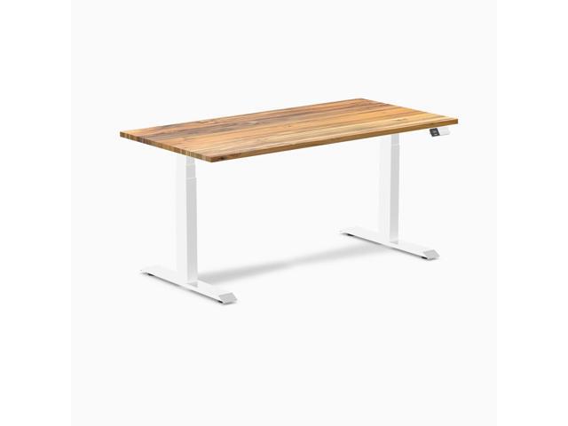 Click here for Desky Dual Hardwood Sit Stand Desk - Teak / 60 x 3... prices