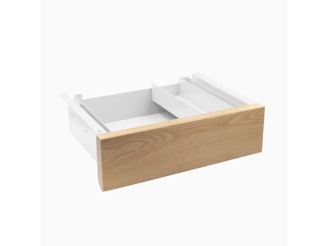 Click here for Desky Minimal Under Desk Drawer - White Ash Hardwo... prices