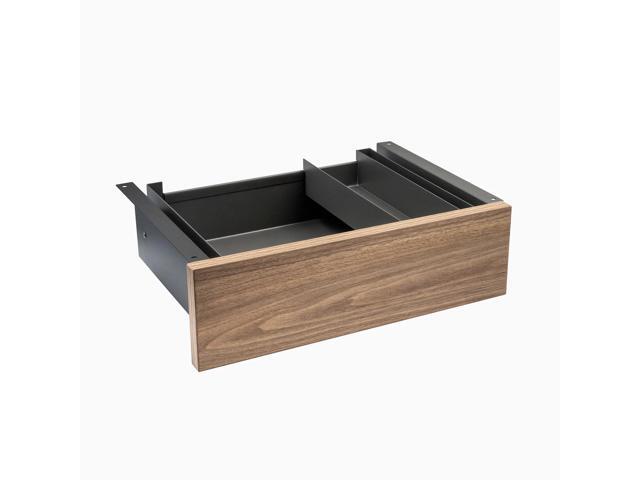 Click here for Desky Minimal Under Desk Drawer - Natural Walnut L... prices