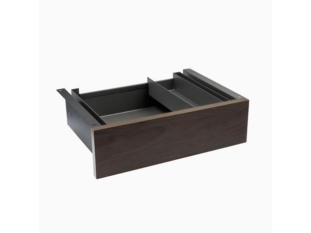 Click here for Desky Minimal Under Desk Drawer - Burnished Wood L... prices