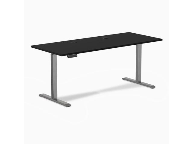 Click here for Desky Single Sit Stand Gaming Desk - Black / 70.9... prices