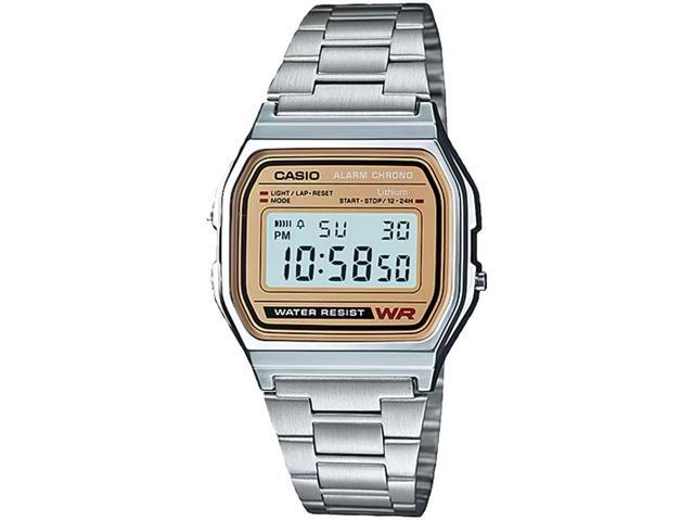 Click here for Casio Mens Digital Watch with Gold-Toned Dial - A1... prices