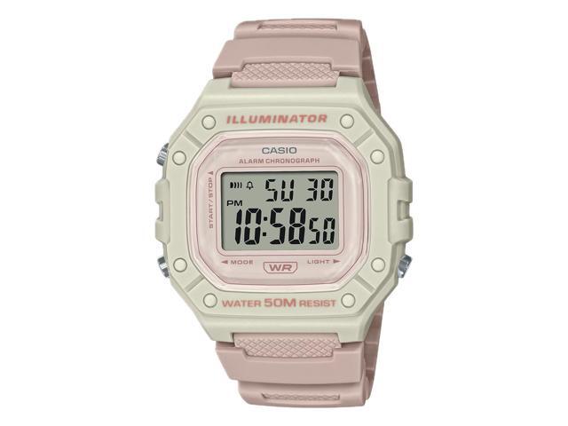 Click here for Casio Mens Water-Resistant Digital Watch with Pink... prices