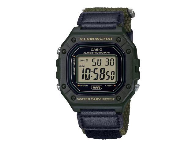 Click here for Casio Mens Water-Resistant Digital Watch with Blac... prices