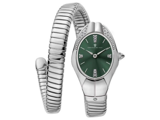 Click here for Christian Van Sant Womens Naga Green Dial Watch -... prices
