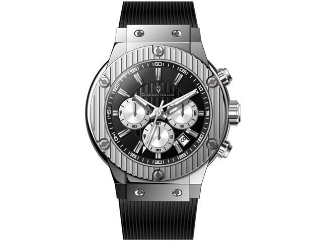 Click here for Christian Van Sant Mens Monarchy Black Dial Watch... prices