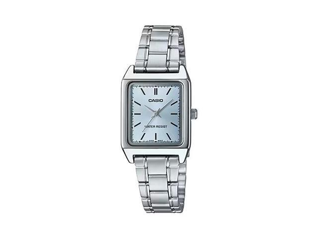 Click here for Casio Womens Silver Digital Watch with Light Blue... prices