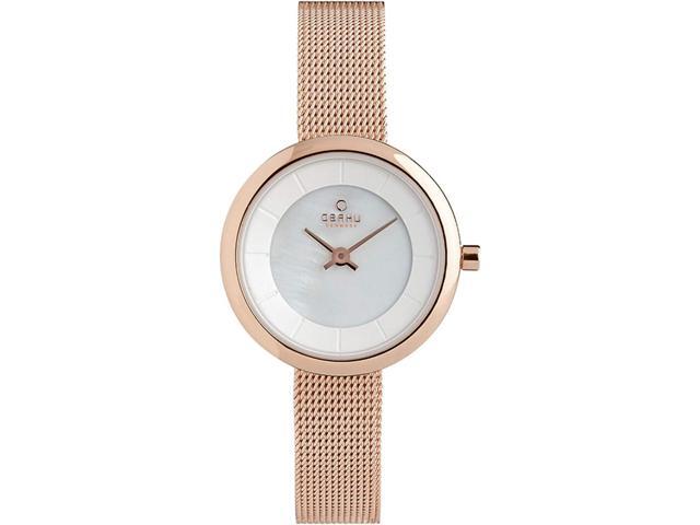 Click here for Obaku Womens Stille Silver Dial Watch - V146LXVWMV prices