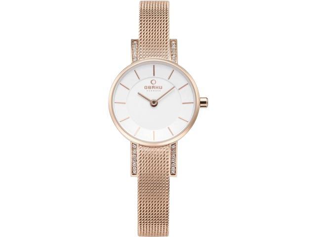 Click here for Obaku Womens Lykke White Dial Watch - V207LEVIMV prices